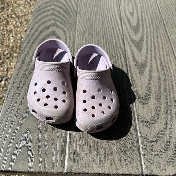 CROCS | Shoes | Crocs Purple Sandals With Signature Perforated Design ...